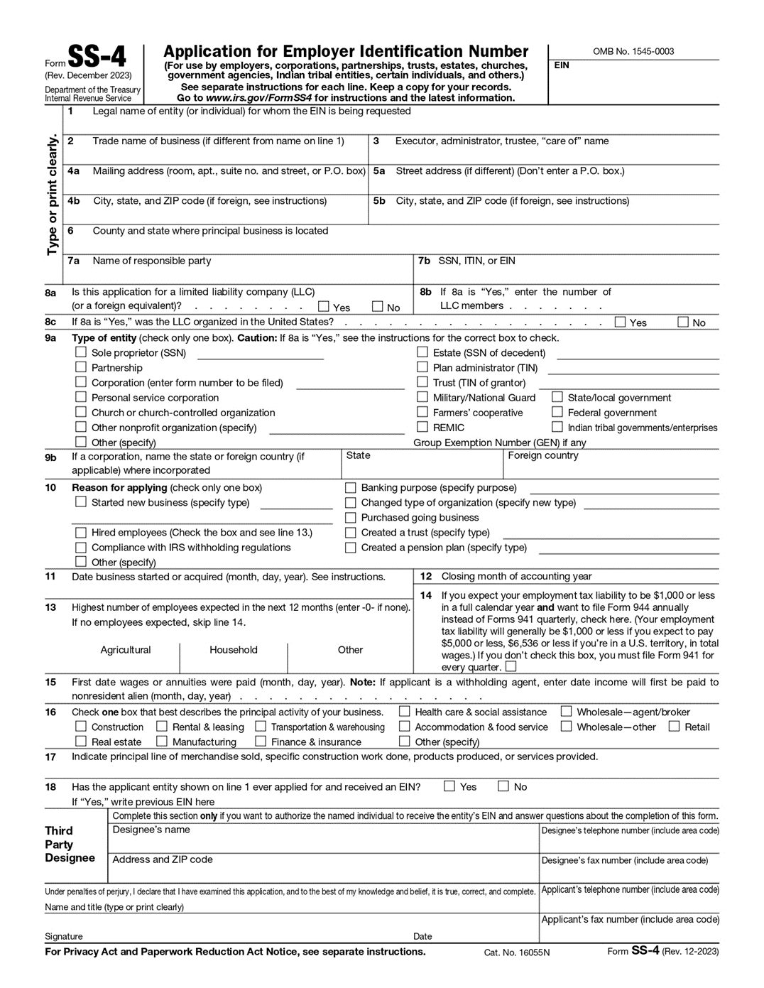 EIN For Canadian Companies: Why It's Needed And How To Apply - CPA Tax ...