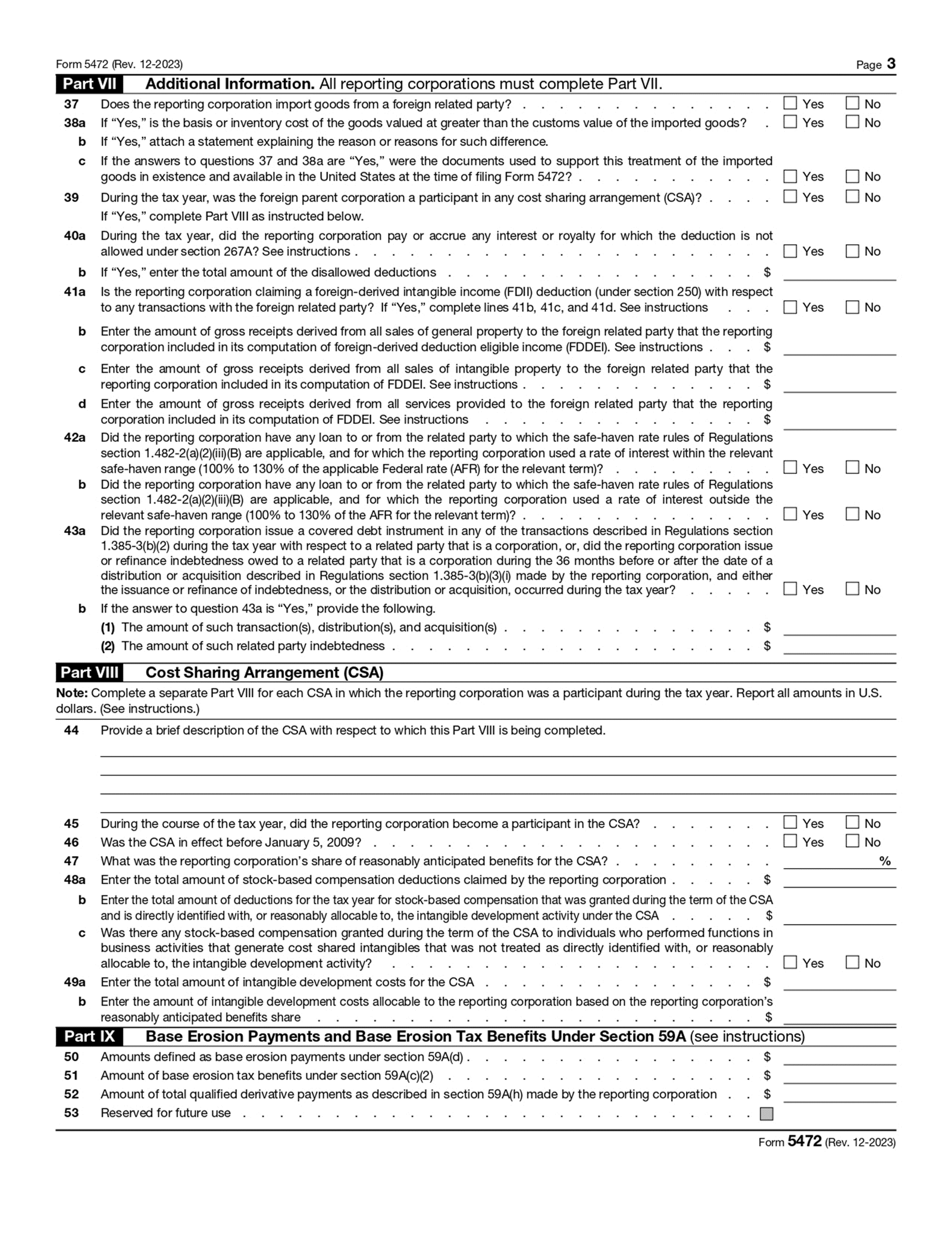 How To Fill Out Form 5472 – Step-by-Step Filing Guide - CPA Tax ...