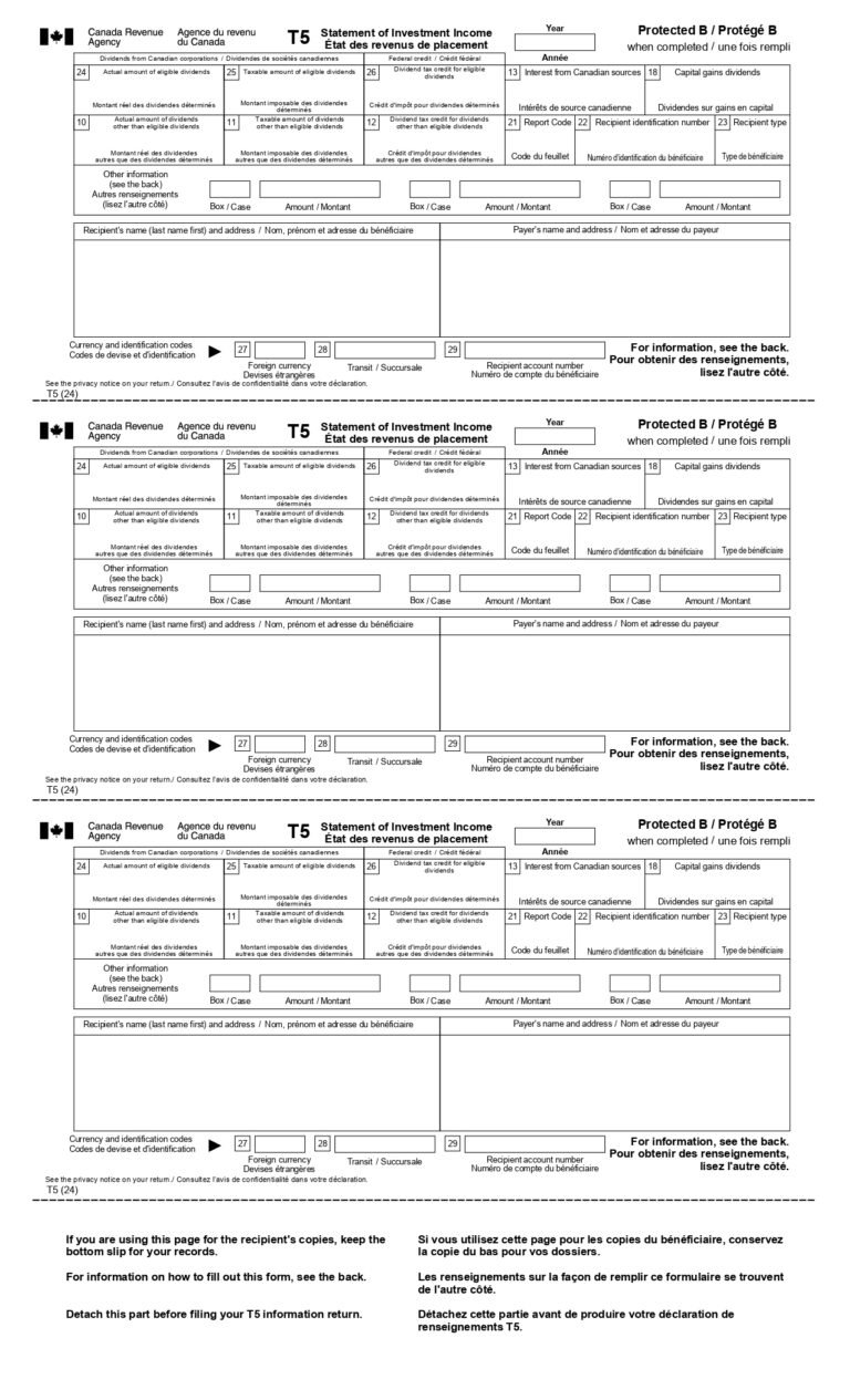 How To Report T5 Slip Income In Your U.S. Taxes (Easy Guide) - CPA Tax ...