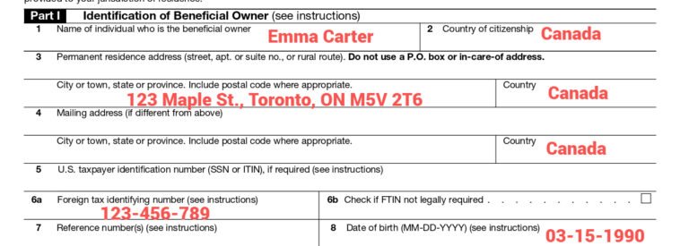 Form W-8BEN Explained: A Complete 2025 Guide For Foreign Individuals ...