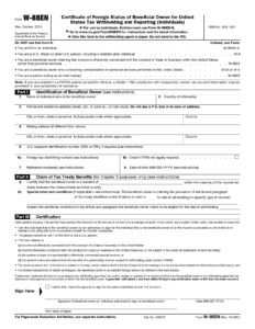 Form W-8BEN Explained: A Complete 2025 Guide For Foreign Individuals ...